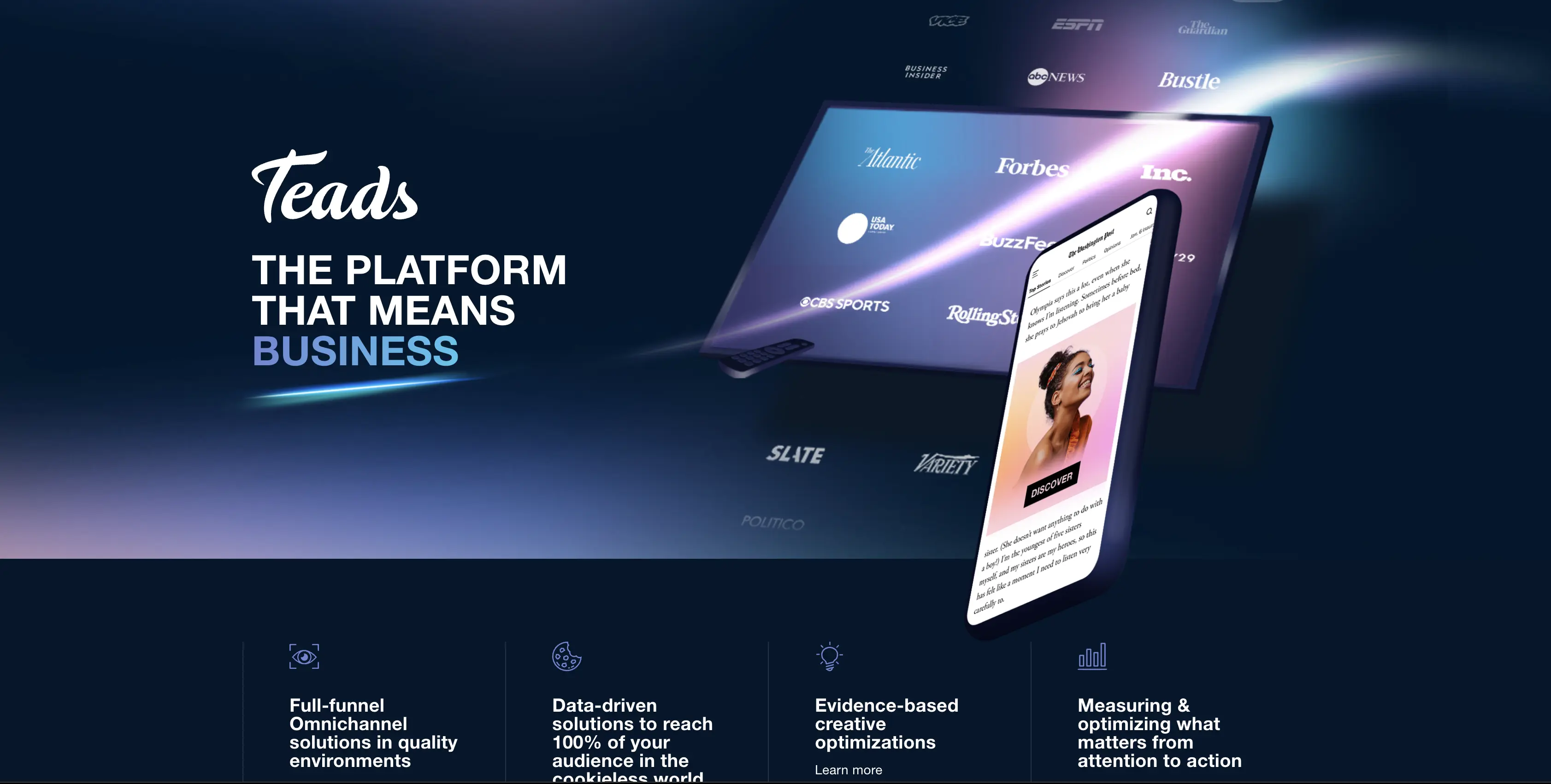 Teads-mainosmuodot ja parhaat käytännöt